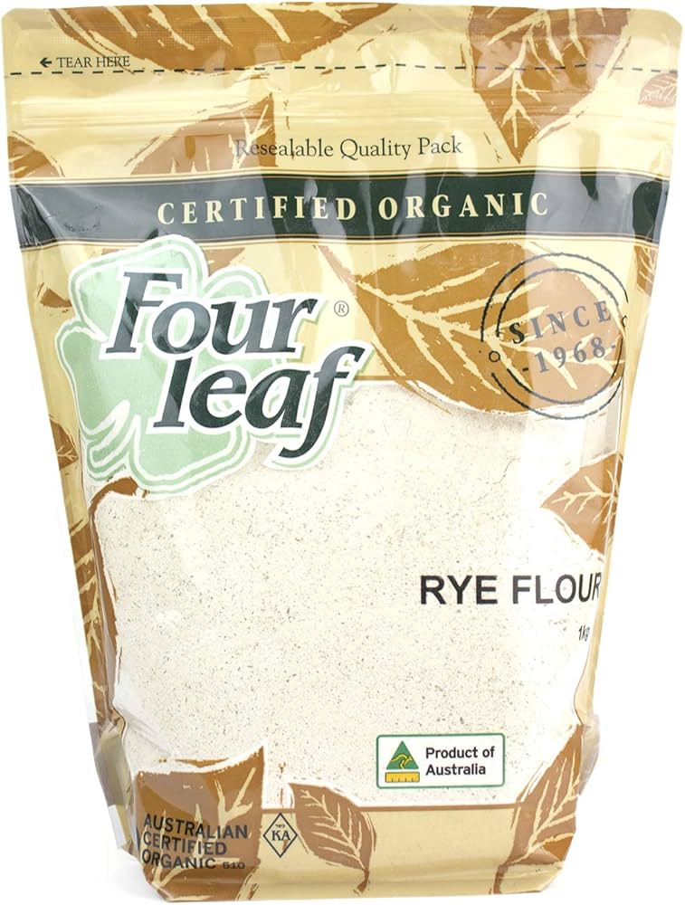 Four Leaf Organic Rye Flour 1kg – Camberwell Wholefoods