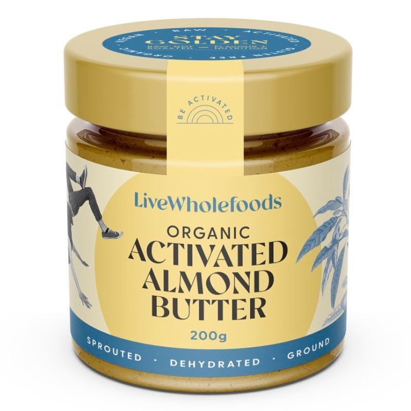 LiveWholefoods Organic Activated Almond Butter 200g – Camberwell Wholefoods