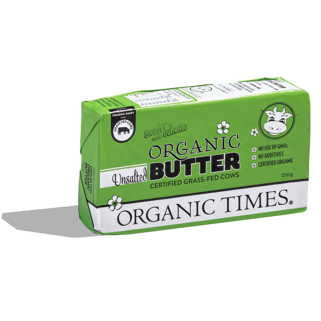 Organic Times Organic Butter Unsalted 250g – Camberwell Wholefoods